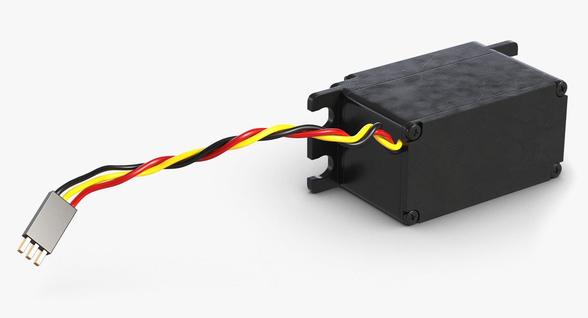 servo hitec hs422 3d model
