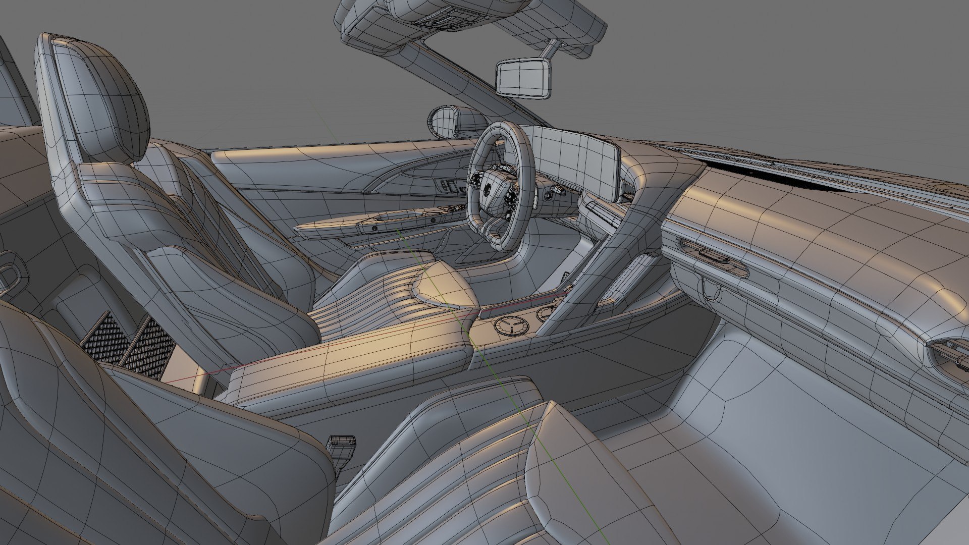 3D MG Cybersteer 2024 with interior - TurboSquid 2152623