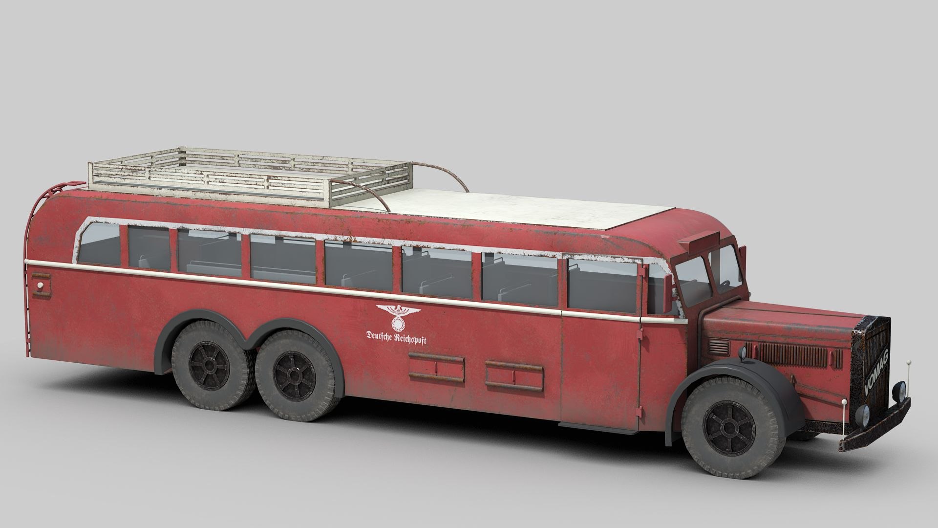 3D Model Vomag Omnibus - TurboSquid 2350103