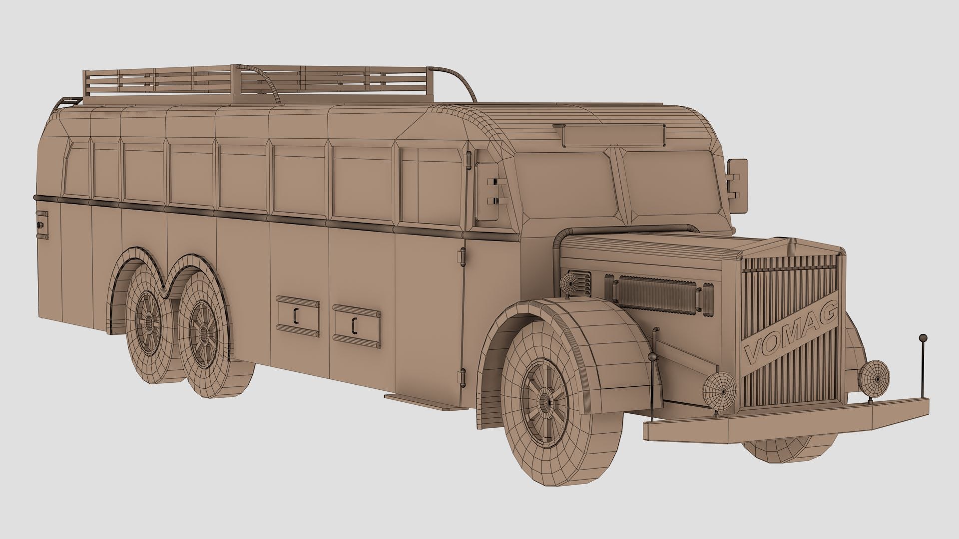 3D Model Vomag Omnibus - TurboSquid 2350103