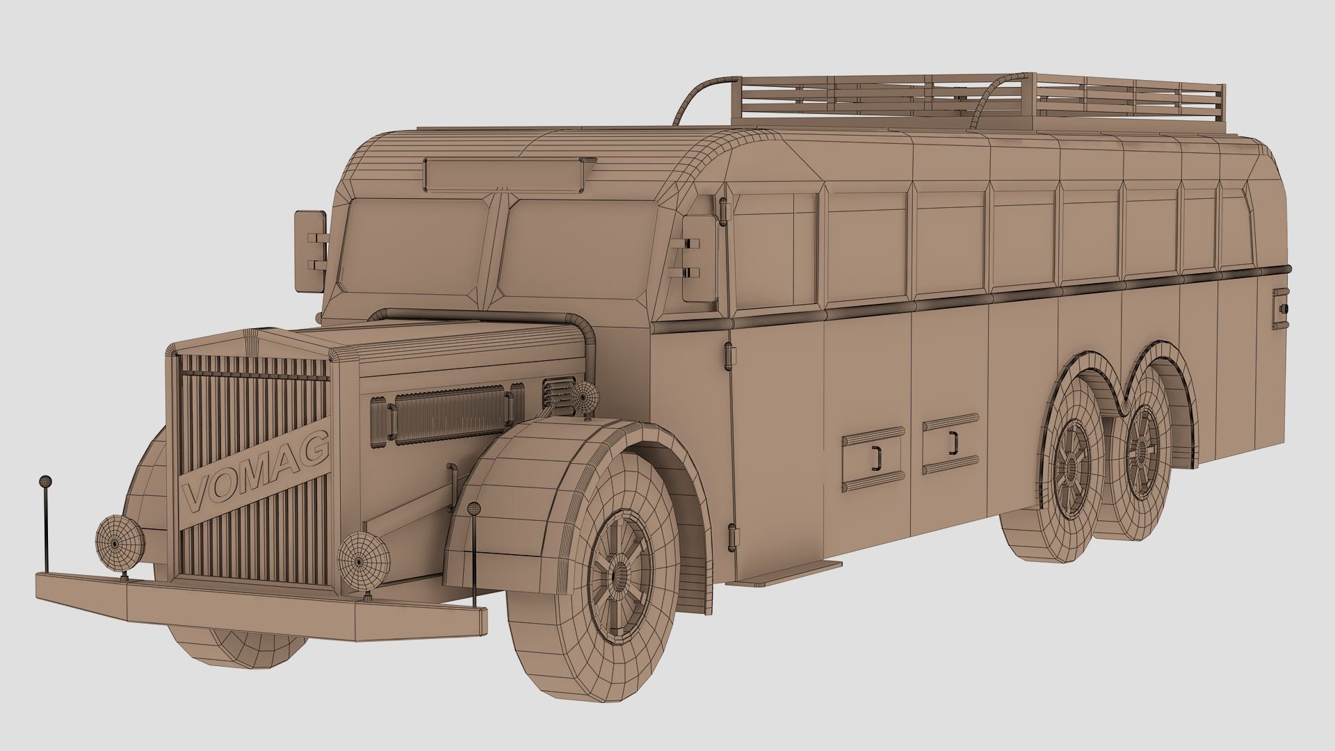 3D Model Vomag Omnibus - TurboSquid 2350103