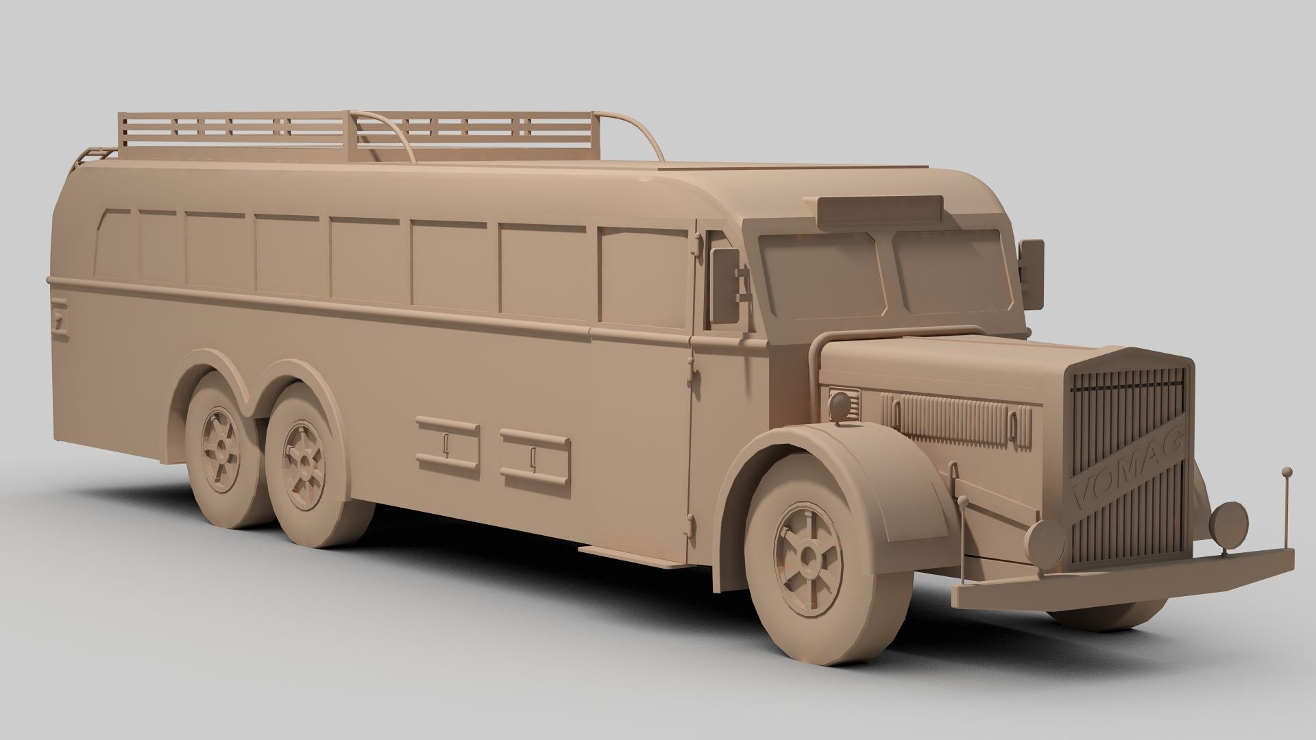 3D Model Vomag Omnibus - TurboSquid 2350103