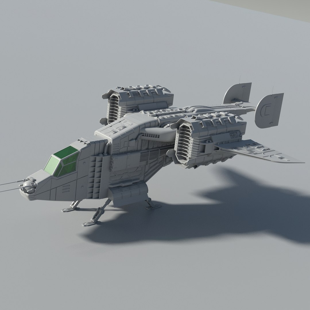 Spacecraft Space 3d Obj
