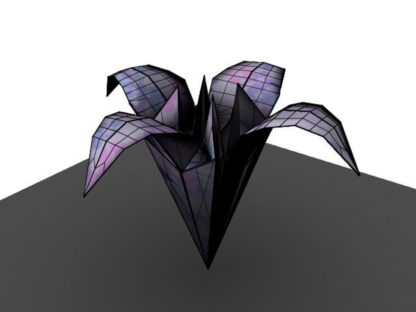 Lily Origami 3d Model