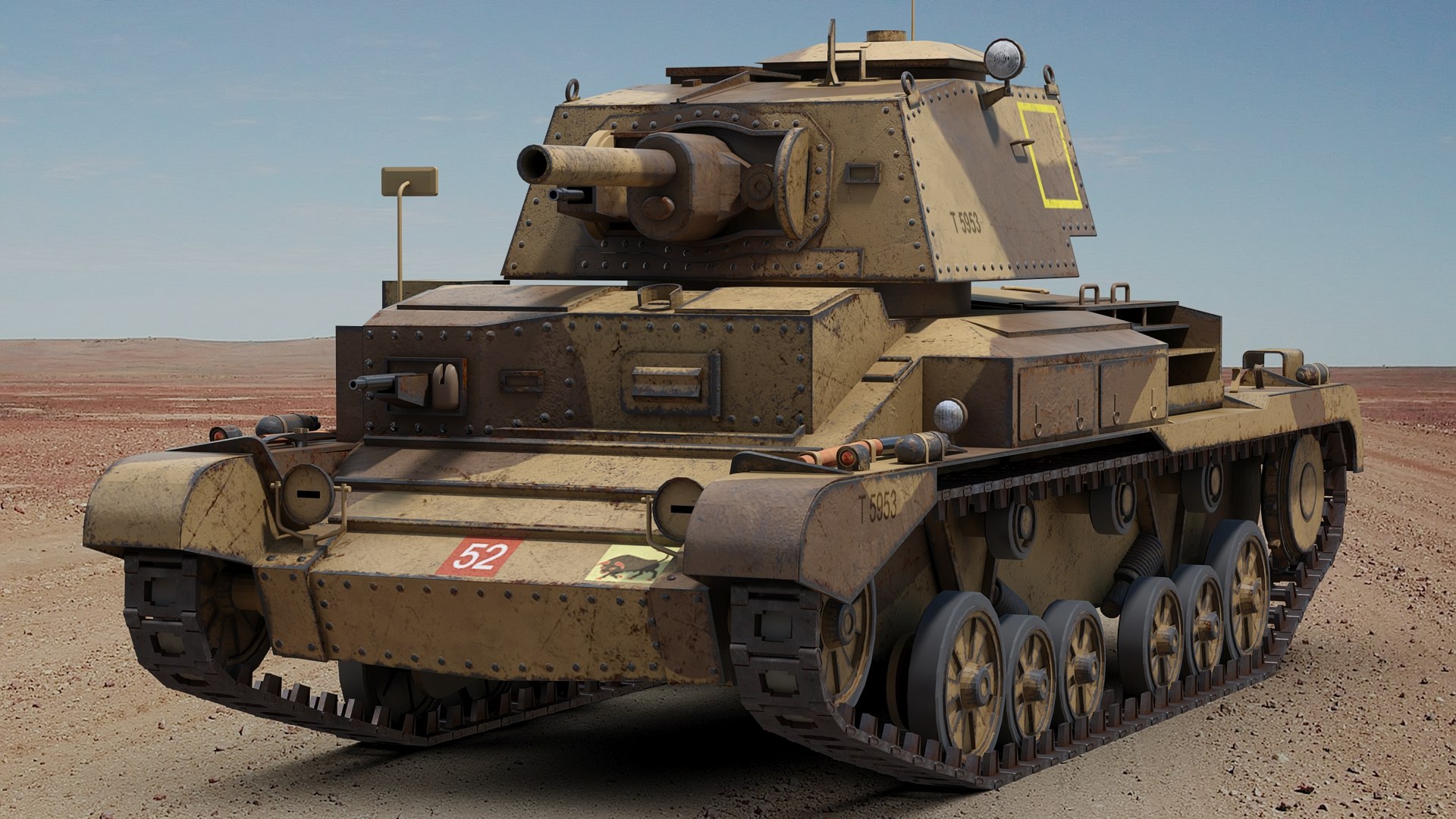 3D Model Ww2 A10 Cruiser Tank Track - TurboSquid 1644595
