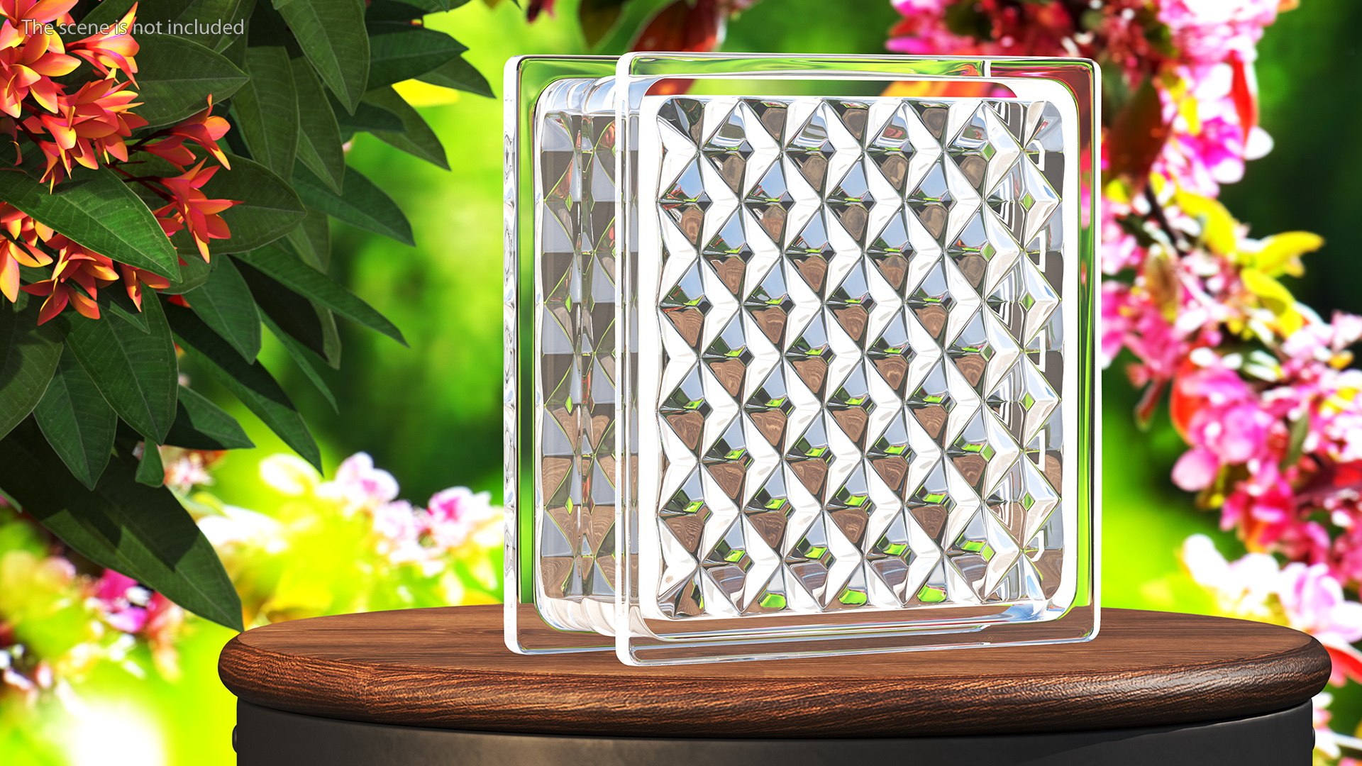 3D Clear Glass Block Diamond Pattern Model - TurboSquid 1830851