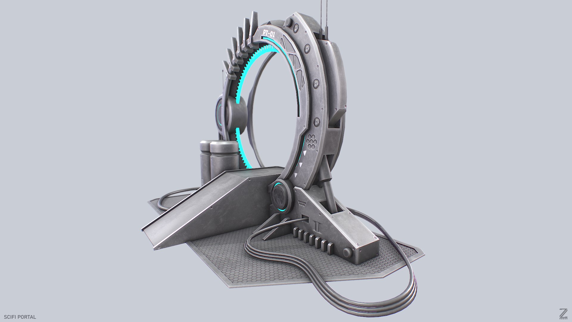 Scifi Portal 3D - TurboSquid 2410289