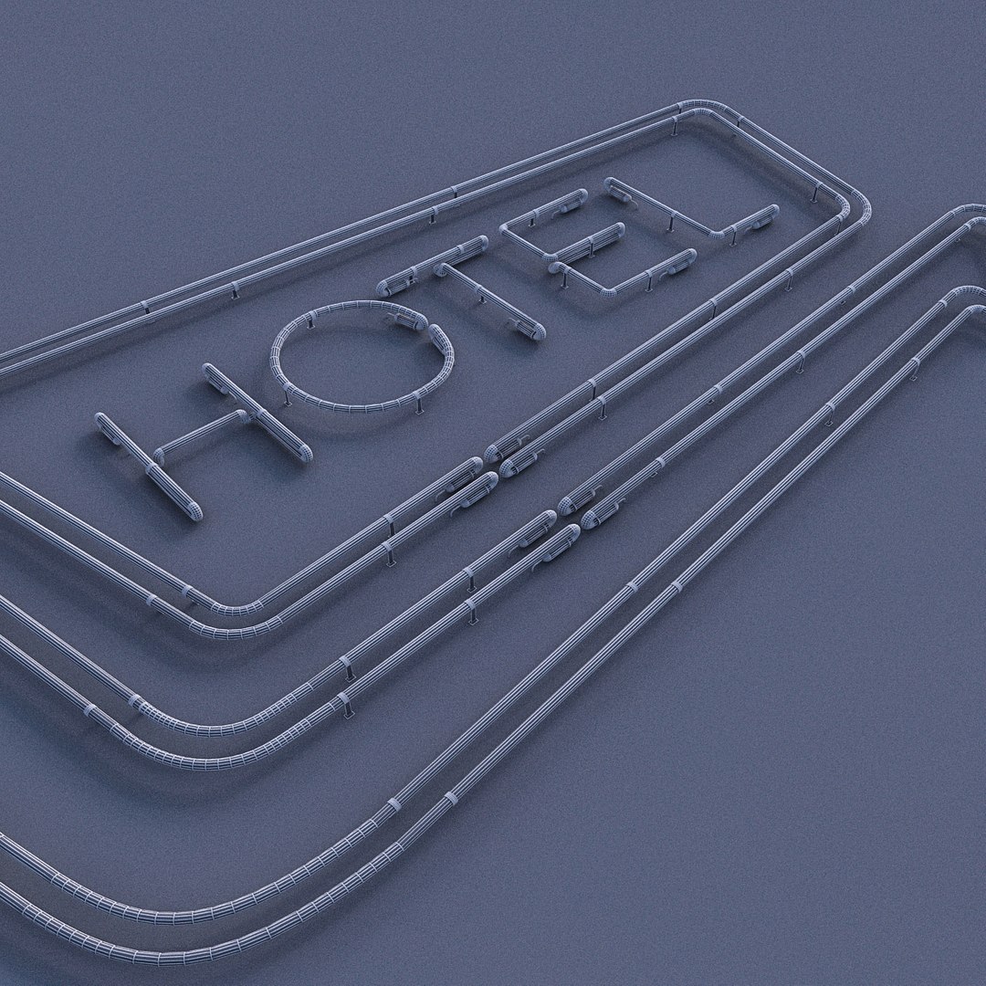 Neon Sign 3D Model - TurboSquid 1438408