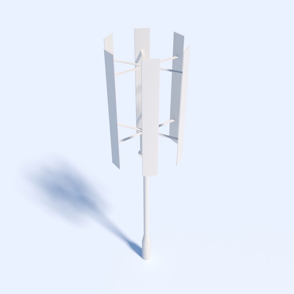 3D vertical axis wind turbine - TurboSquid 1399368