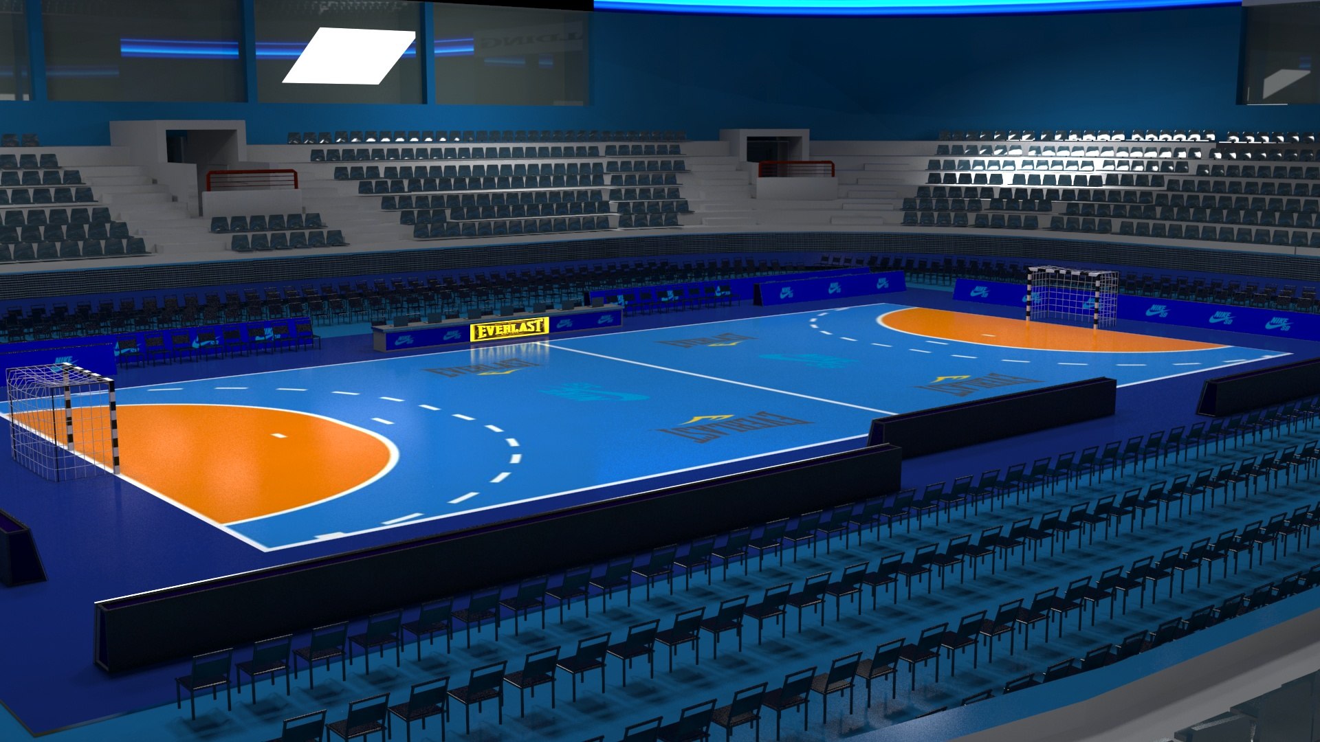 Handball Arena and Locker Room 3D model - TurboSquid 1754430