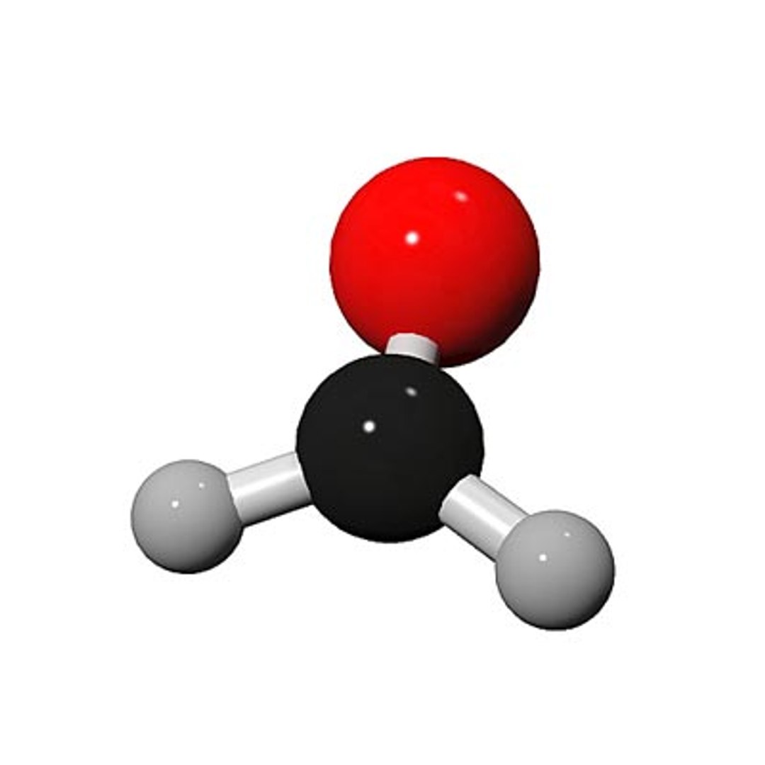 3d Model Formaldehyde Molecule Structure