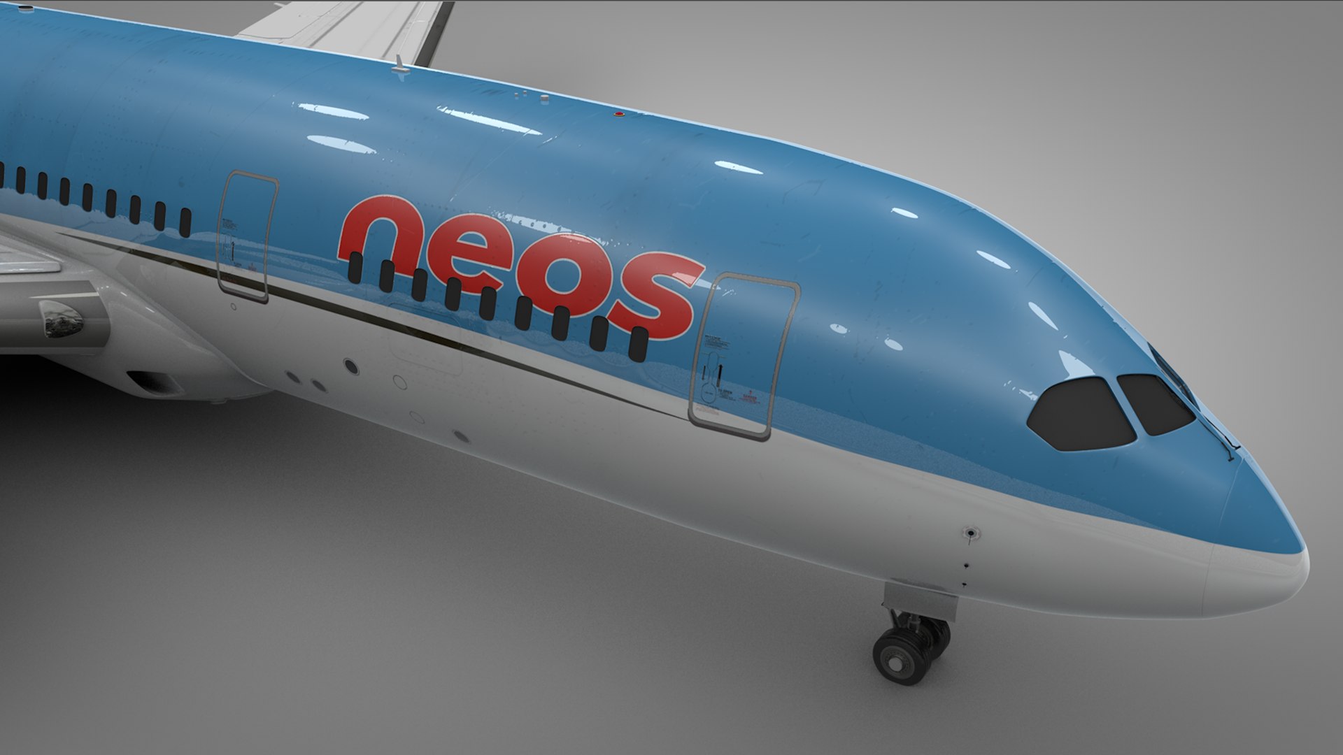 3D 787 Dreamliner Neos Air Model - TurboSquid 1618818