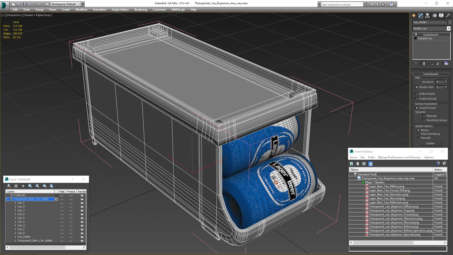 Transparent Beer Can Holder 3D model - TurboSquid 2058188