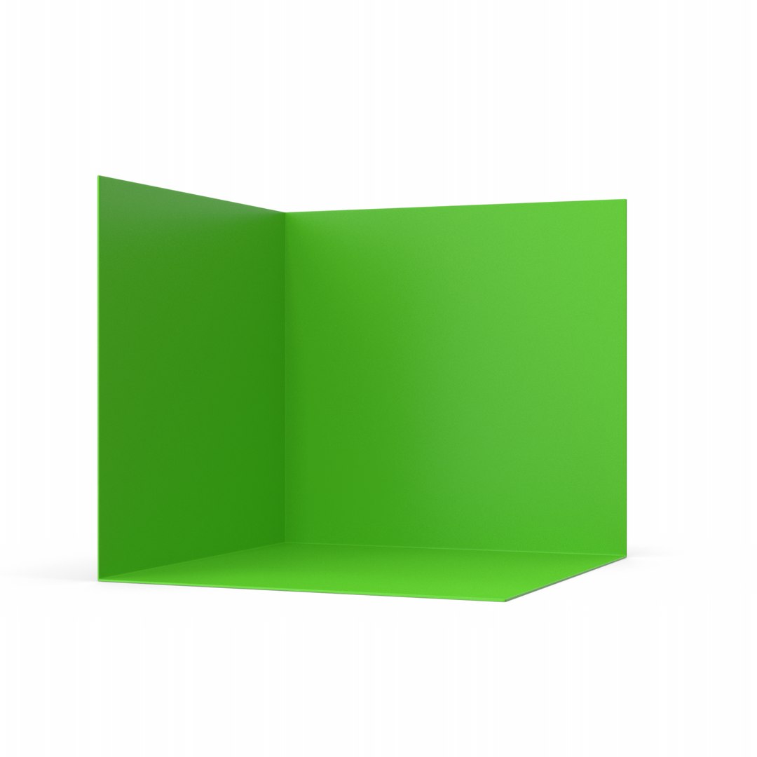 3D Green Studio Wall Panels Collection - TurboSquid 2221825