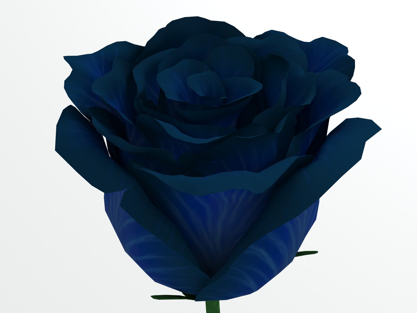 Blue Rose Model - TurboSquid 1264663