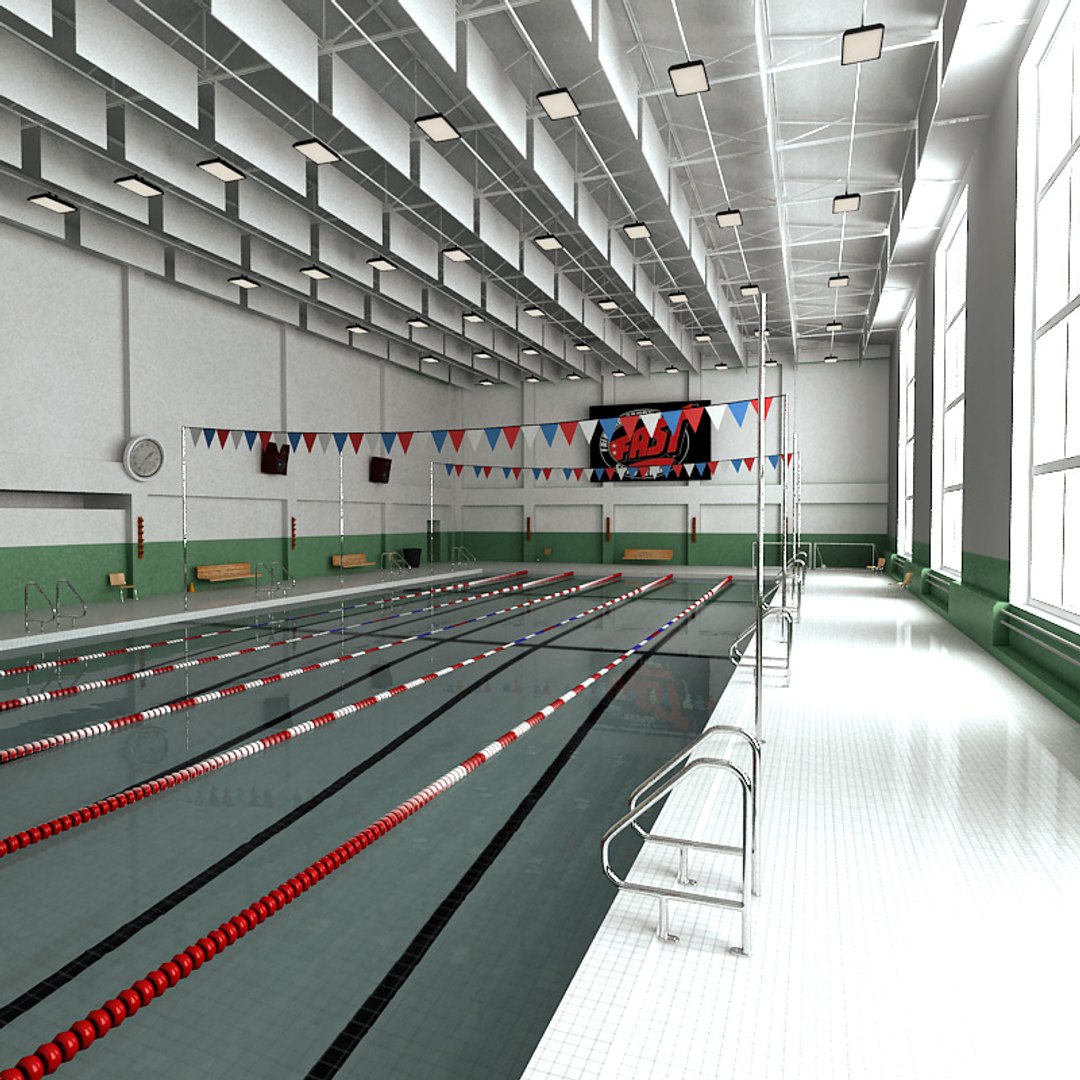 Indoor Pool 3d Model