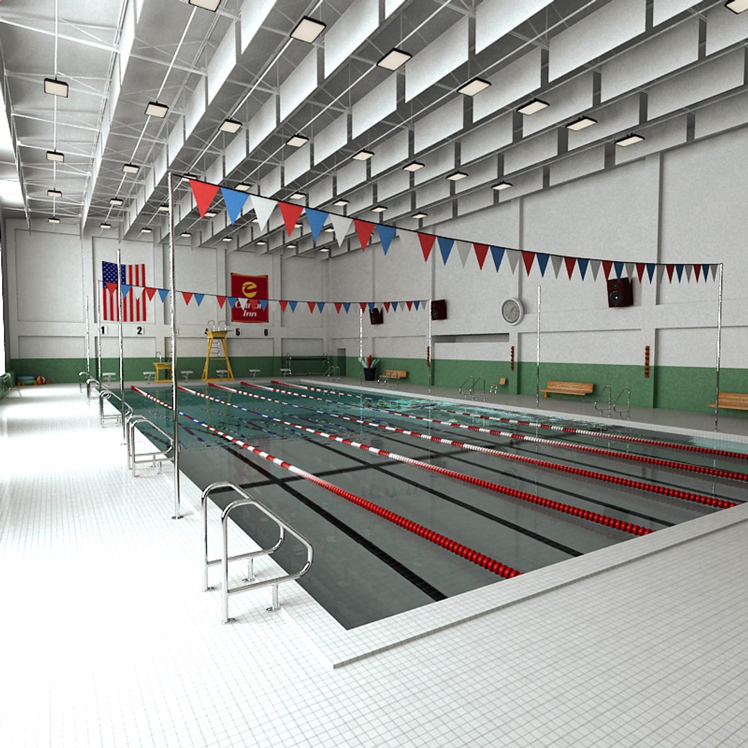 Indoor Pool 3d Model
