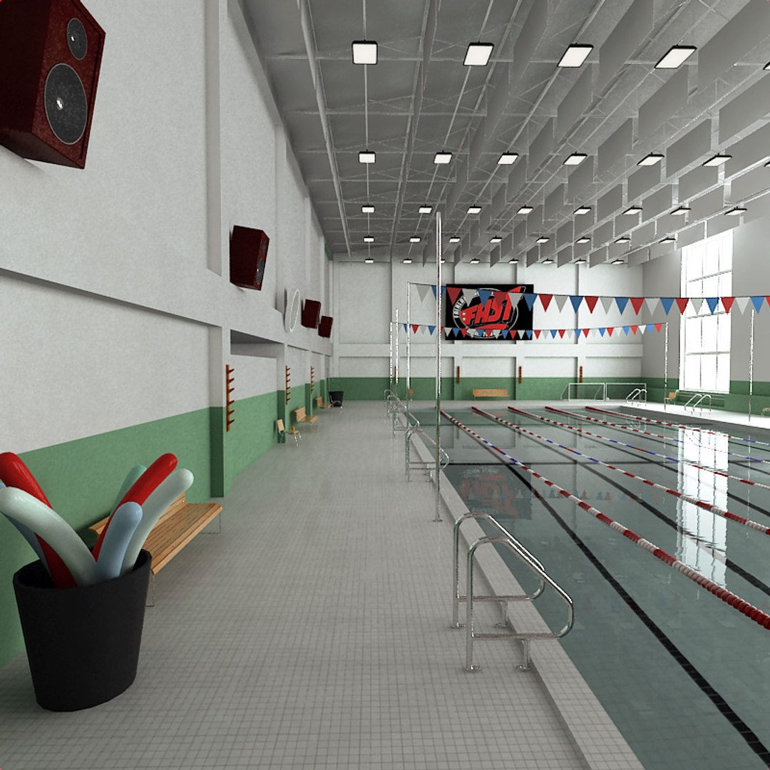 Indoor Pool 3d Model