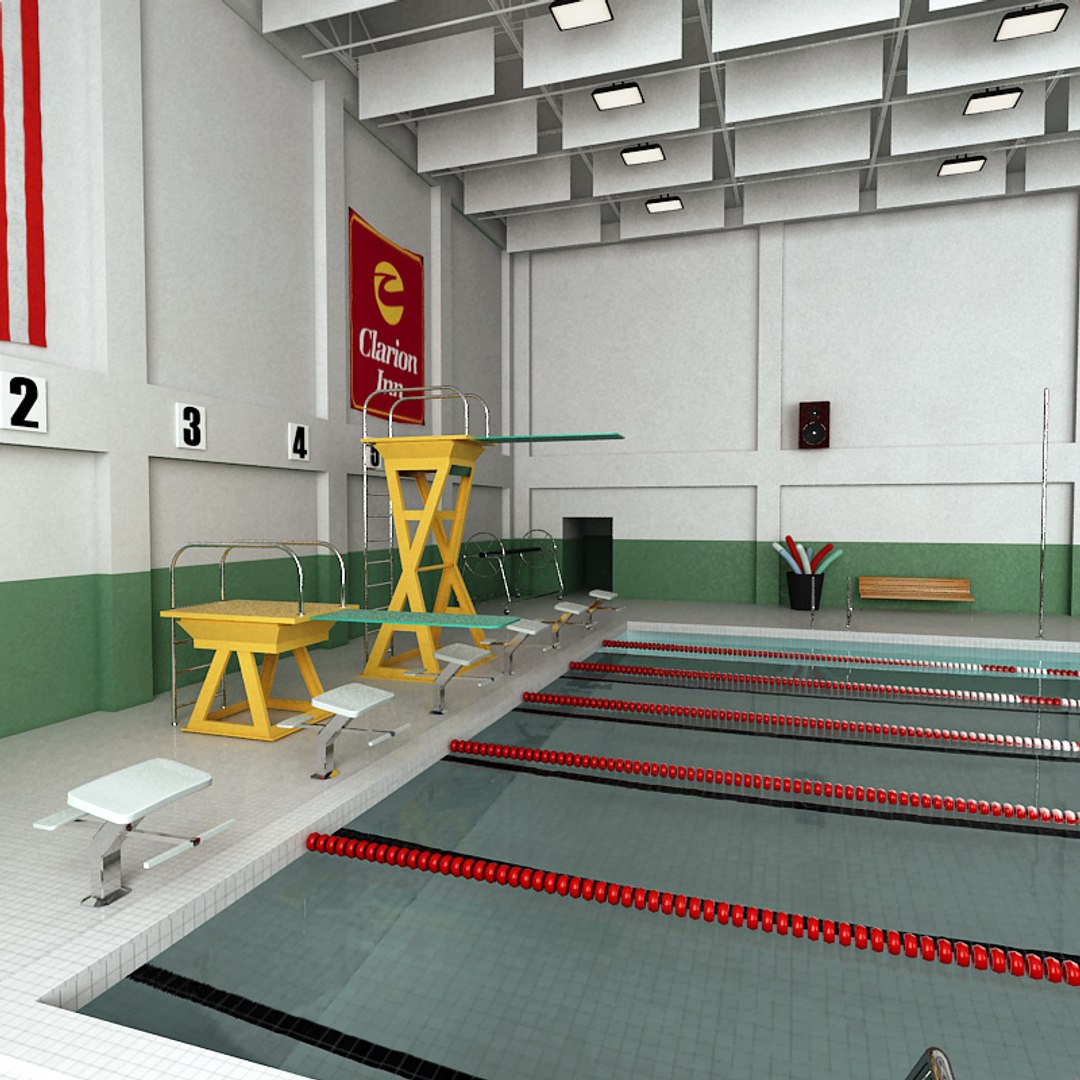 Indoor Pool 3d Model