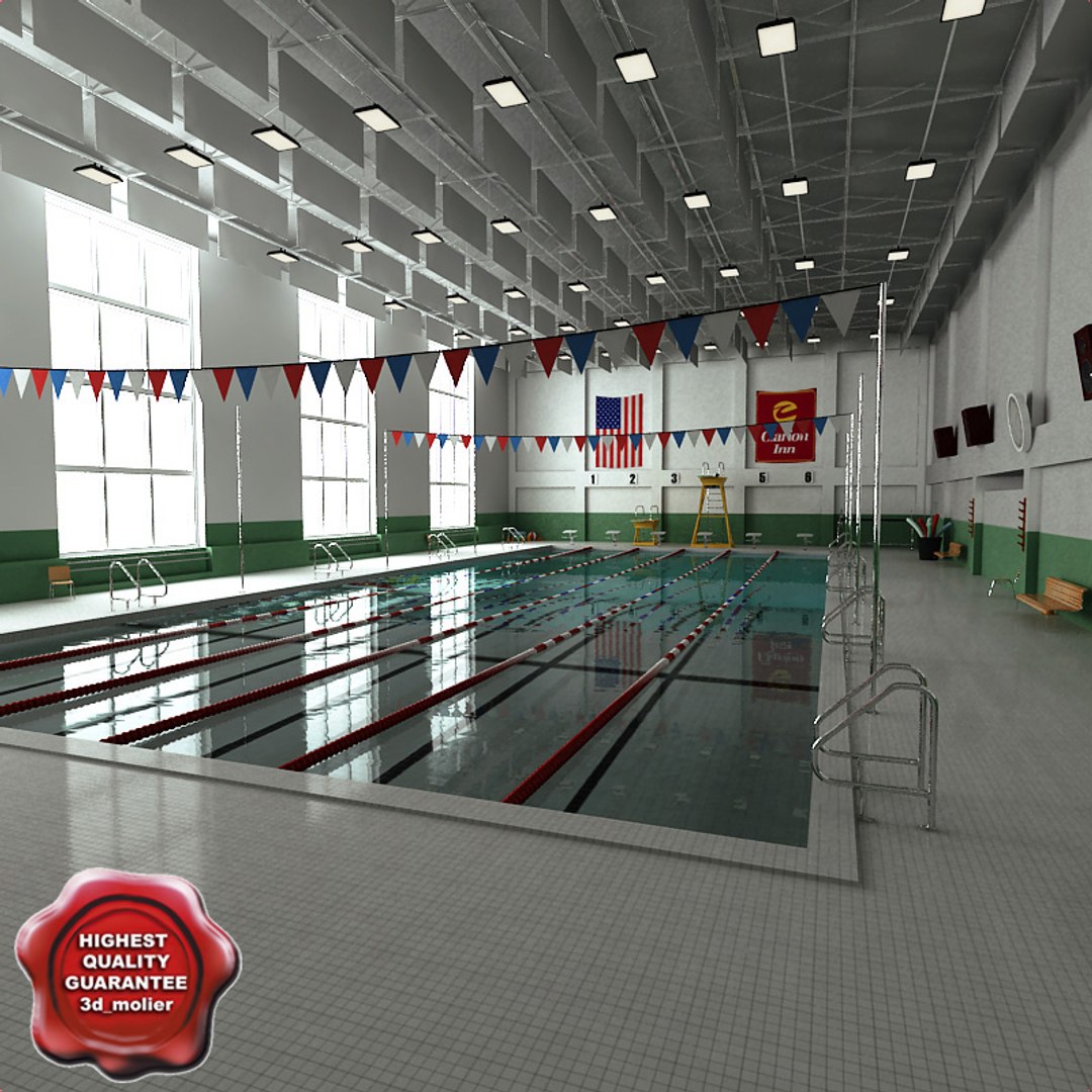 Indoor Pool 3d Model