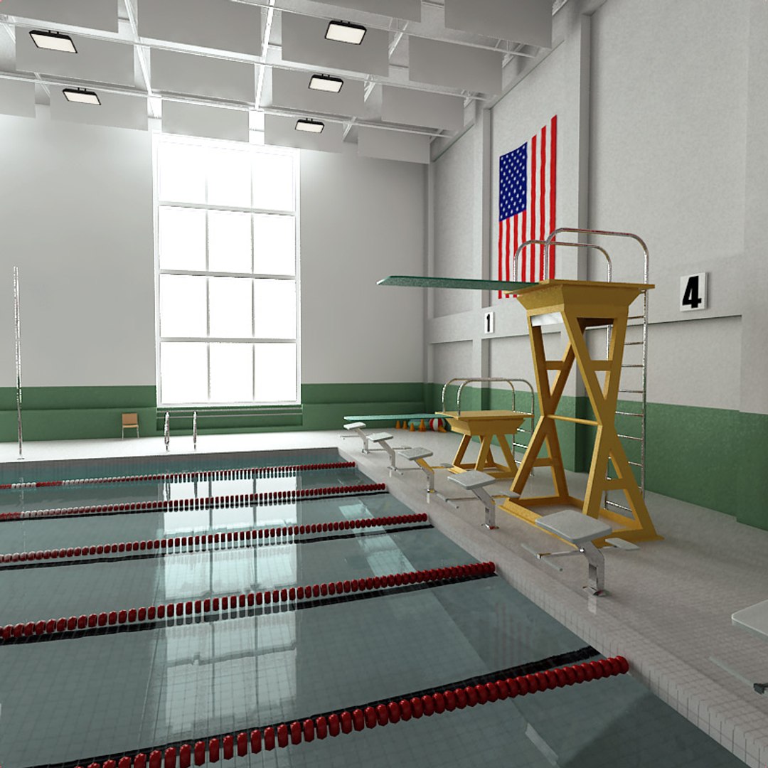 Indoor Pool 3d Model