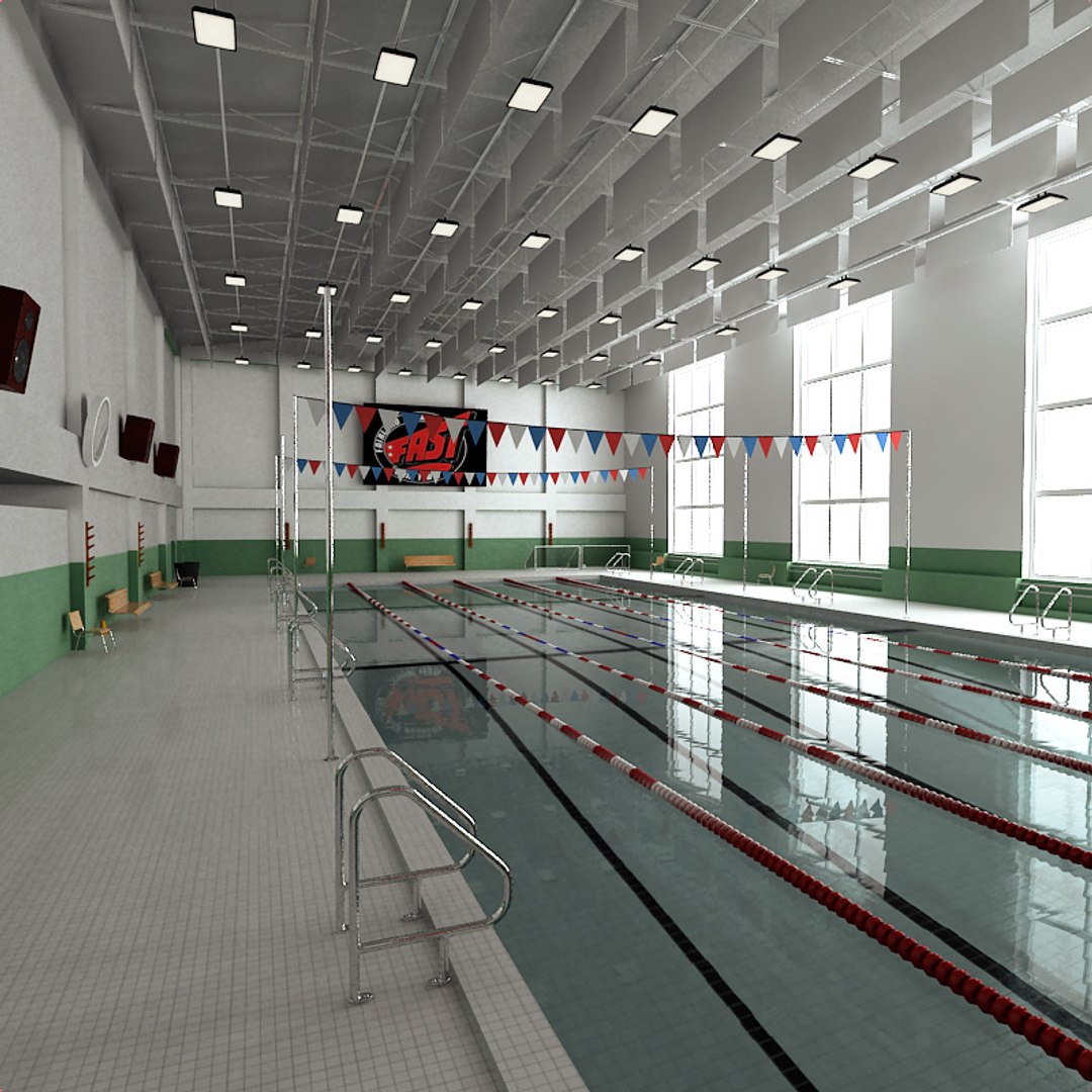 Indoor Pool 3d Model