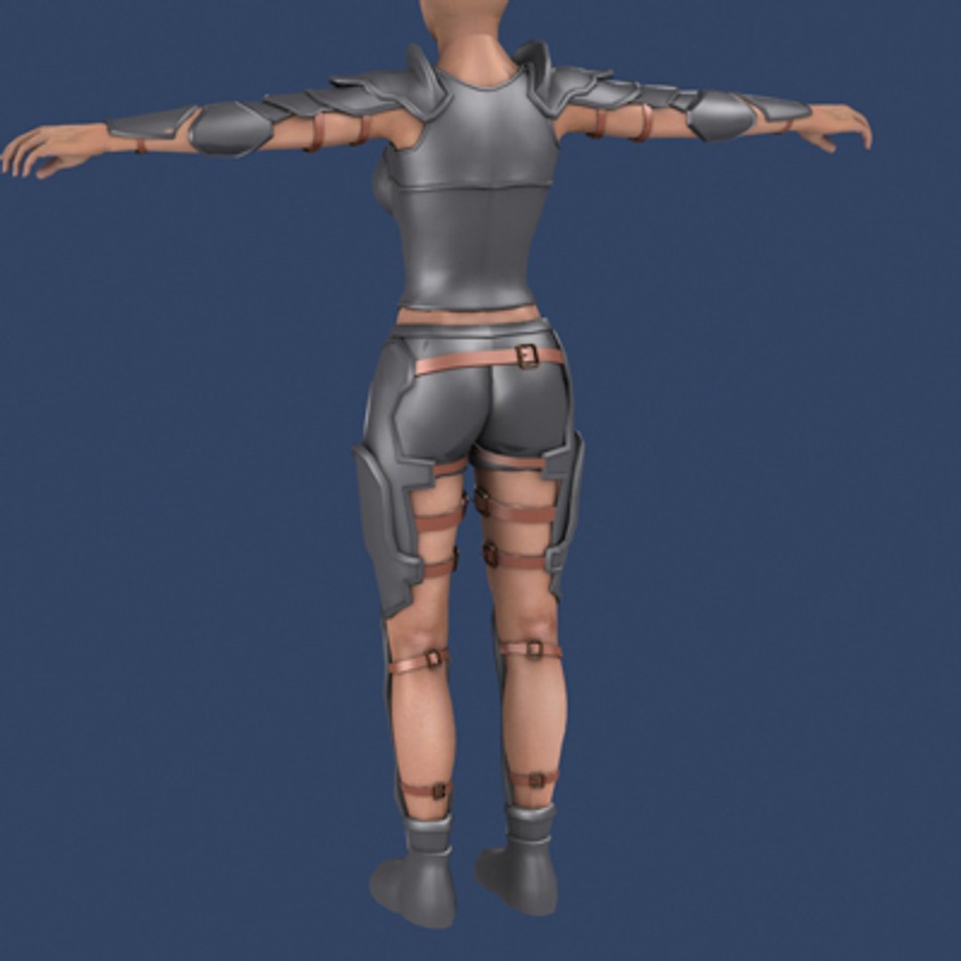 3d female warrior armor outfits