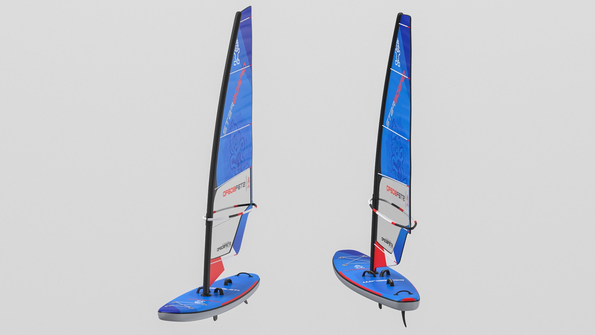 3D Windsurfing Board With Sail 01 Model - TurboSquid 1912616