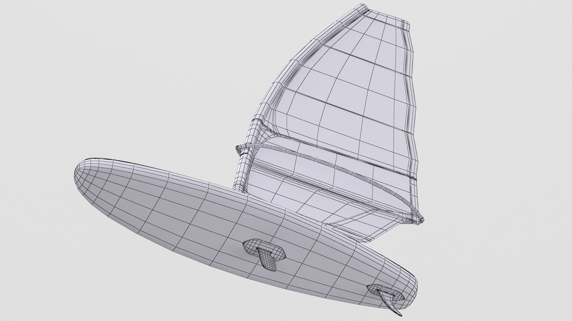 3D Windsurfing Board With Sail 01 Model - TurboSquid 1912616