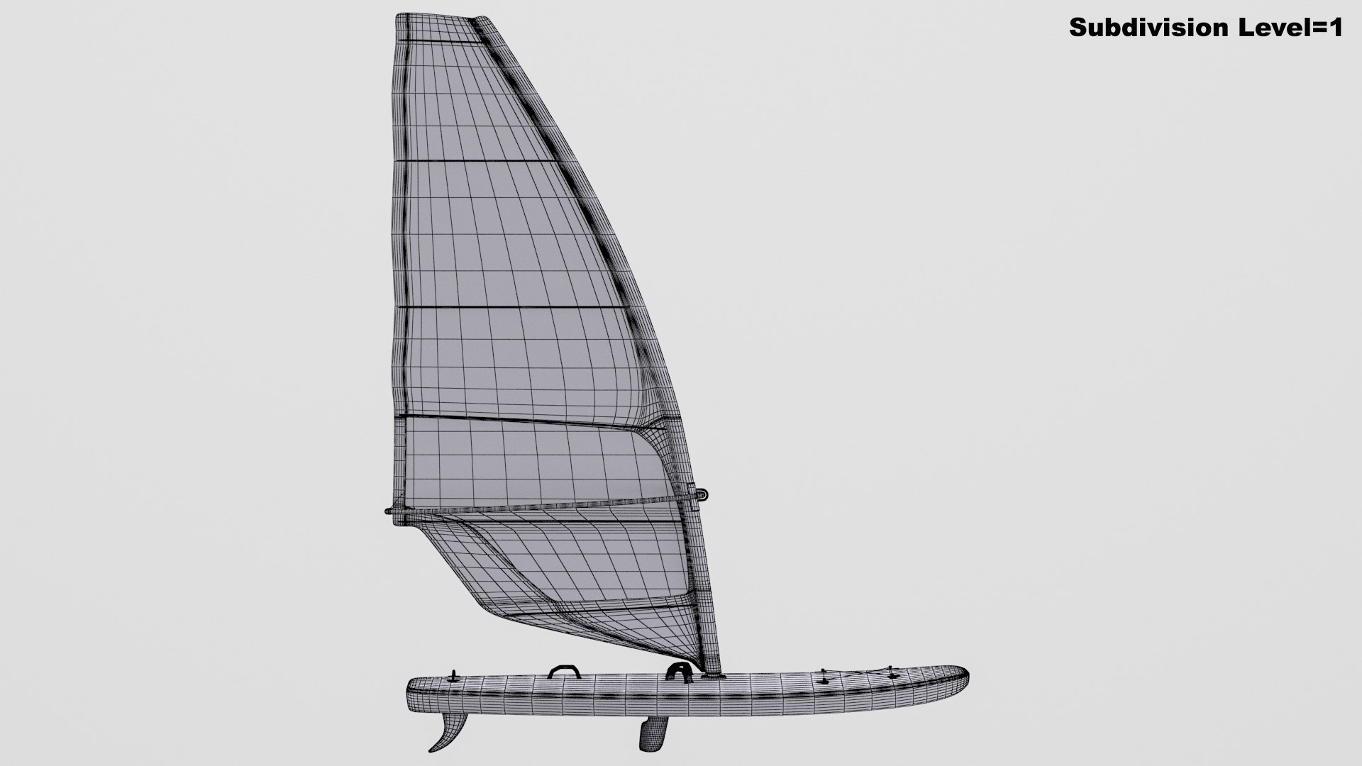 3D Windsurfing Board With Sail 01 Model - TurboSquid 1912616