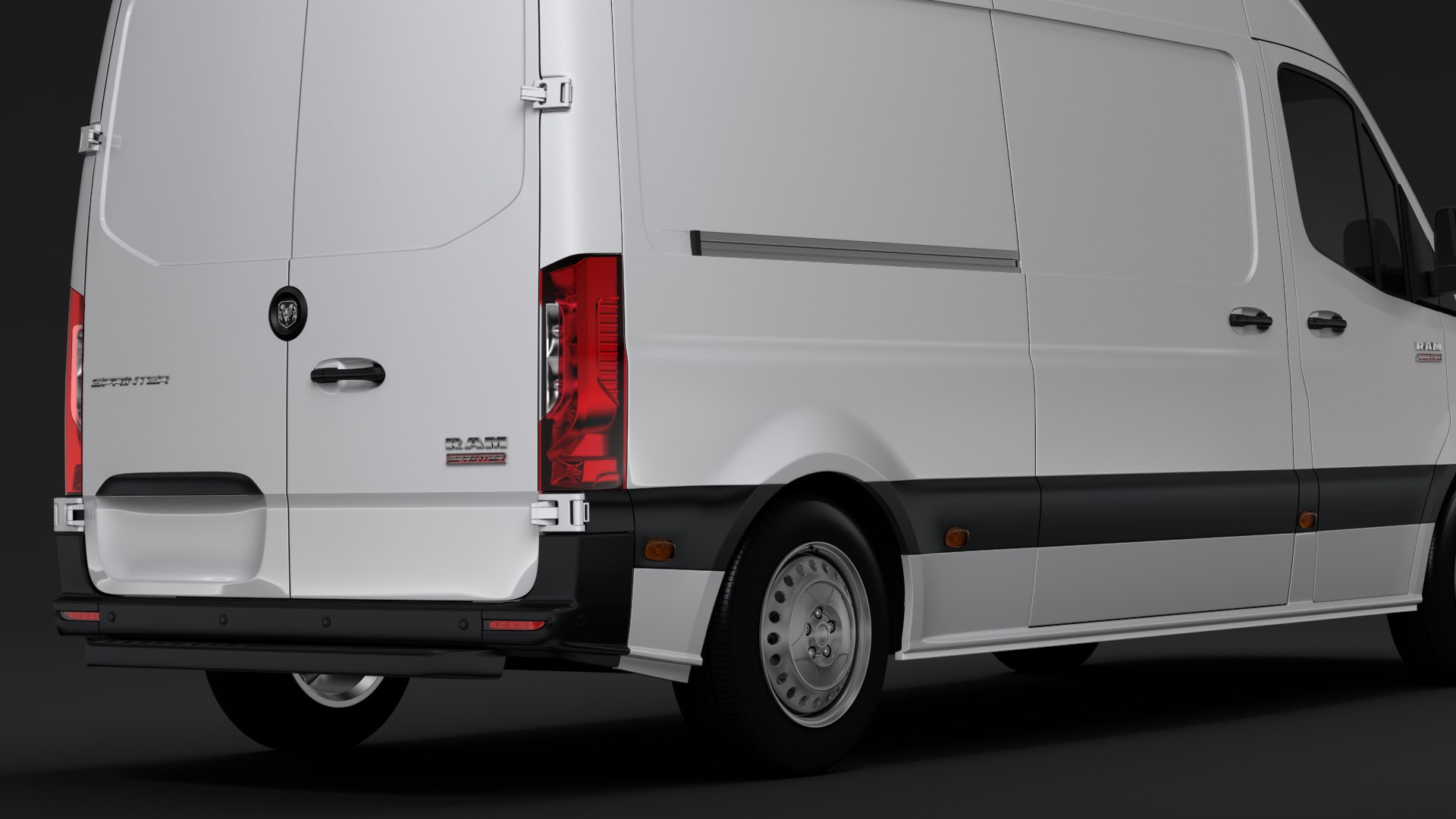 3D Model Ram Sprinter Panel Van - TurboSquid 1394087