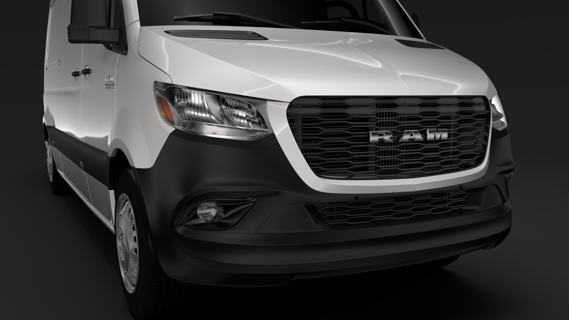 3D Model Ram Sprinter Panel Van - TurboSquid 1394087