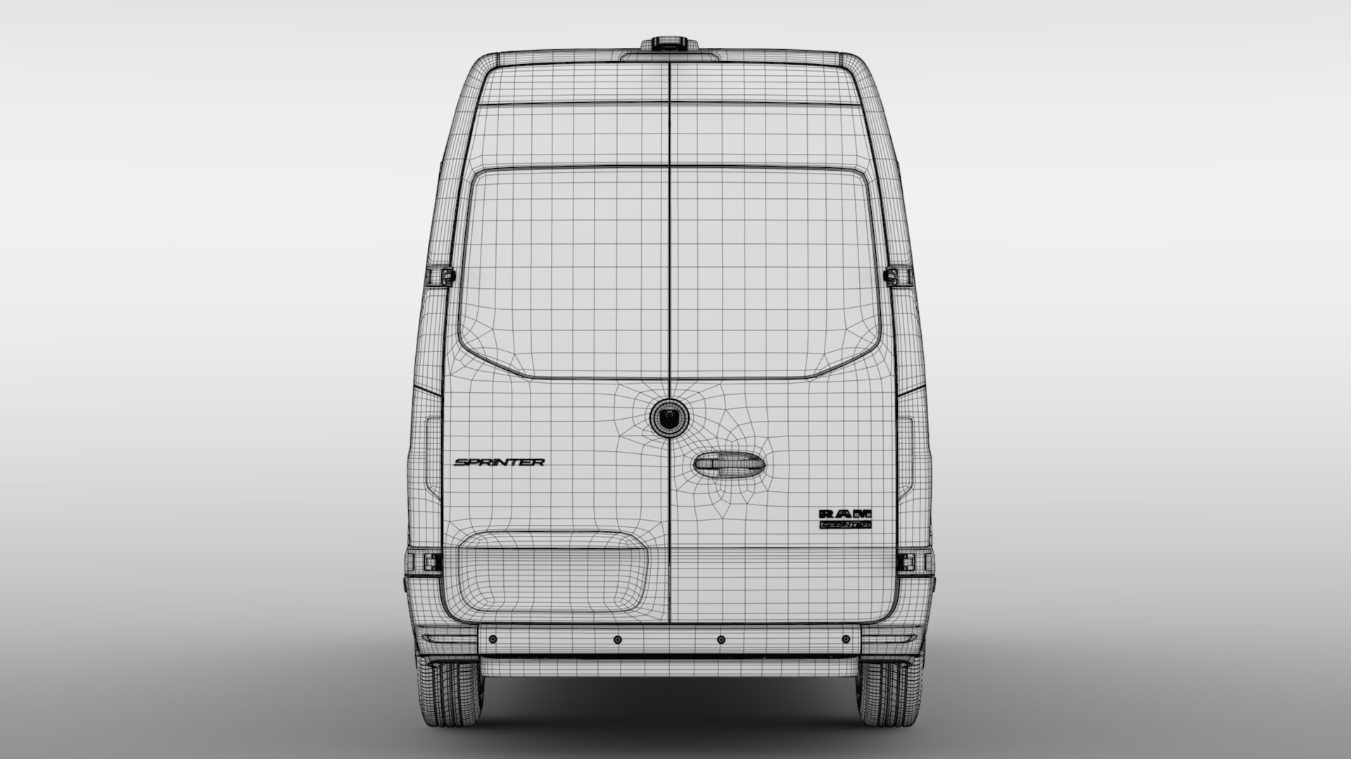 3D Model Ram Sprinter Panel Van - TurboSquid 1394087