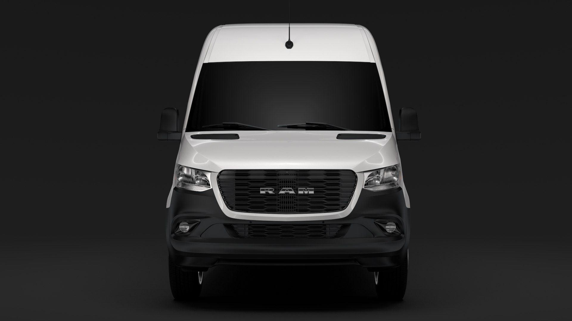 3D Model Ram Sprinter Panel Van - TurboSquid 1394087