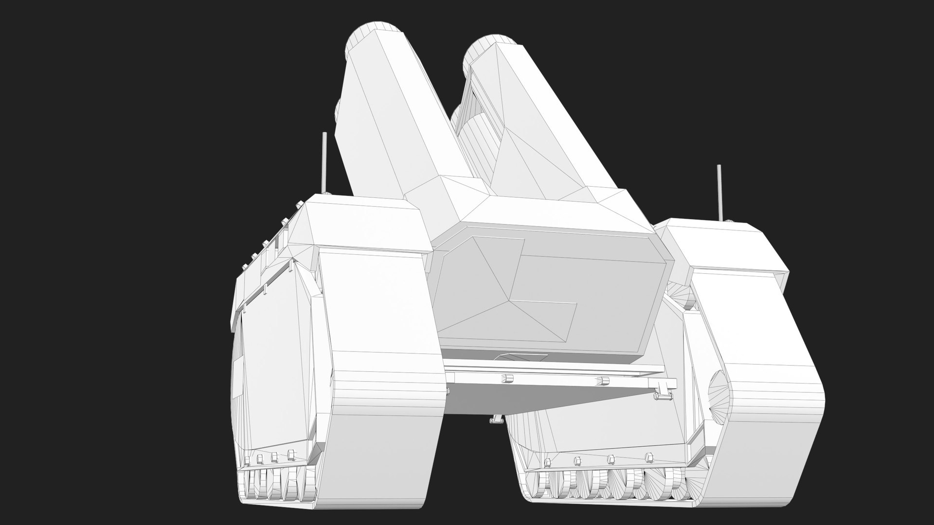 Smart Military Robot With Missile Launcher - Yellow 3D Model ...