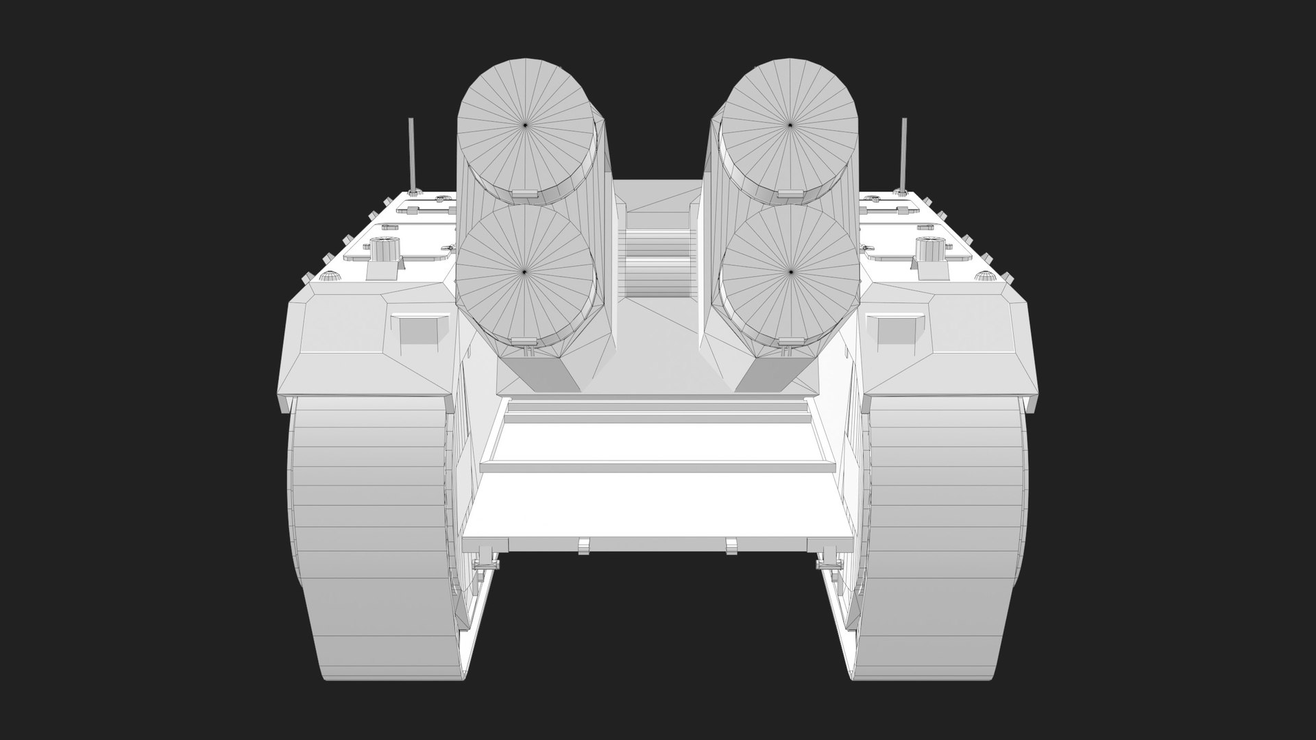 Smart Military Robot With Missile Launcher - Yellow 3D Model ...