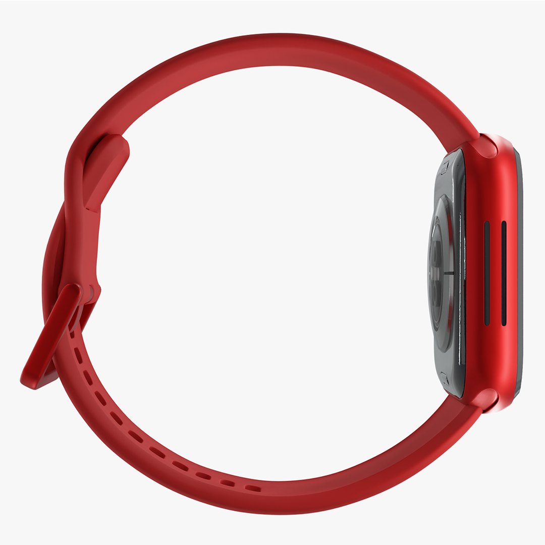 Brand B Smart watch Red Color 3D - TurboSquid 2161058