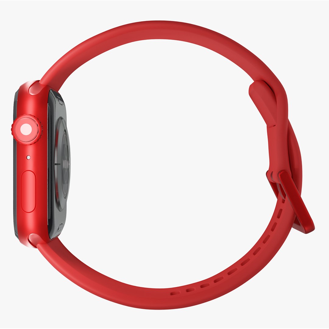 Brand B Smart watch Red Color 3D - TurboSquid 2161058