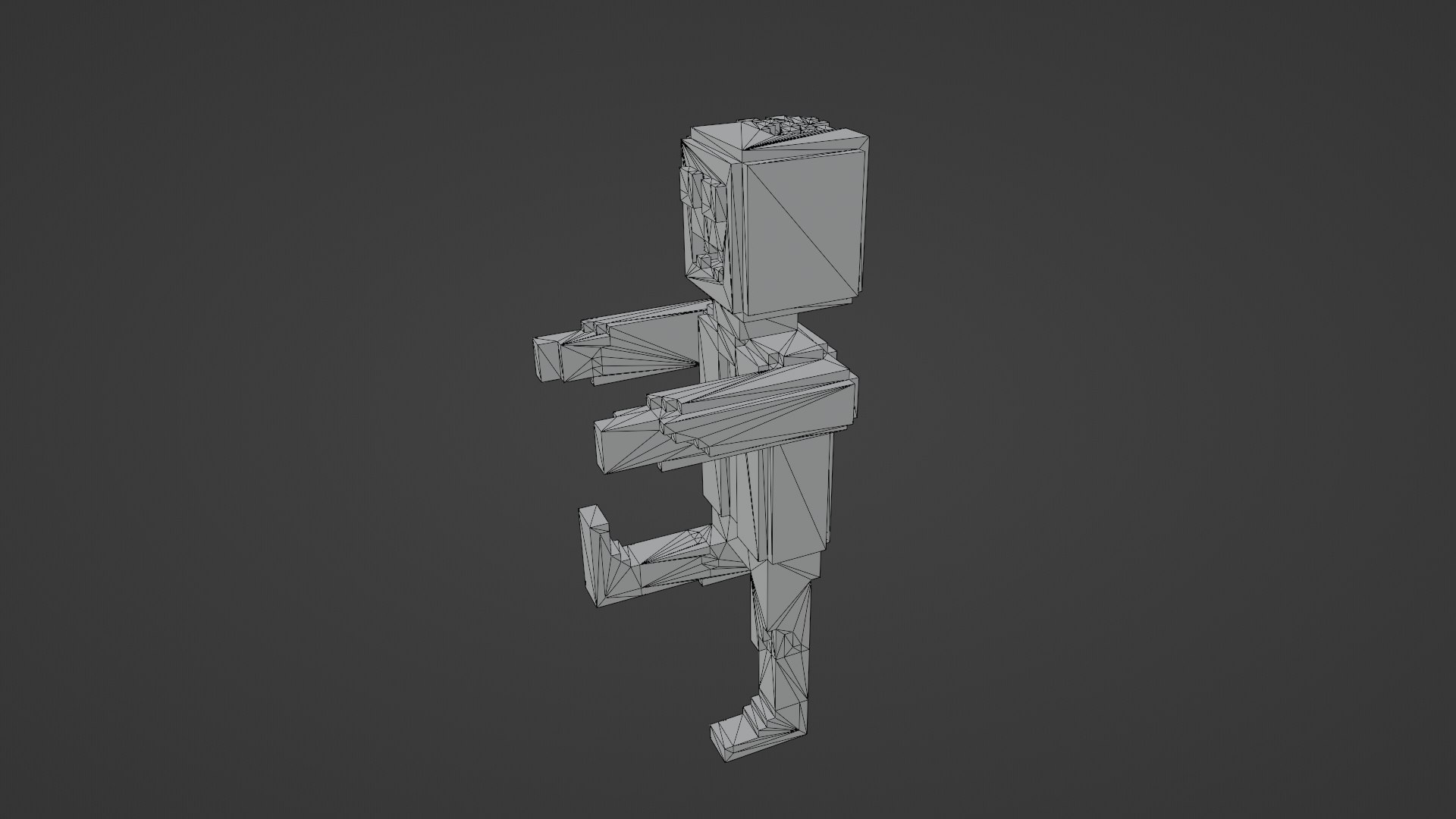 Zombie Voxel 3D Model - TurboSquid 2203379
