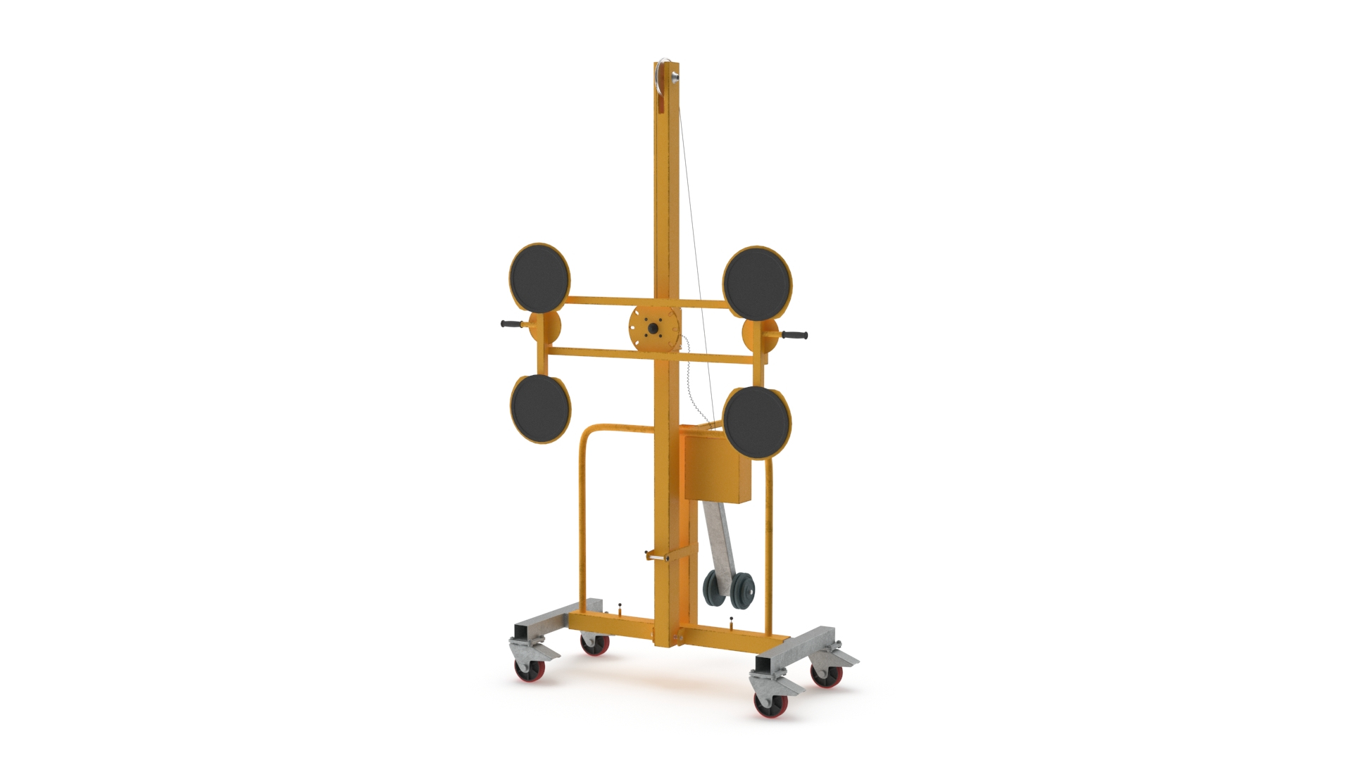 3D Glass Vacuum Lifting Trolley - TurboSquid 1963444