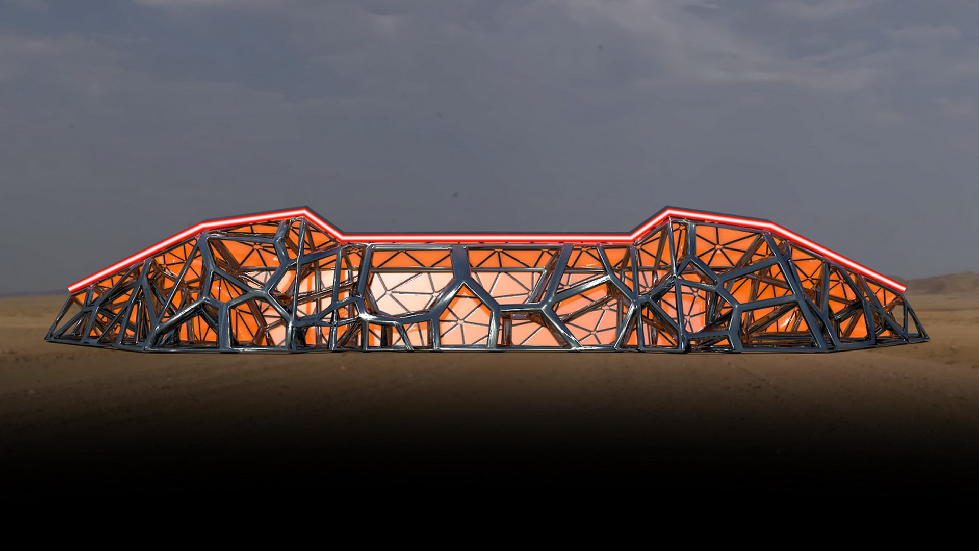 Glow Stadium 02 PBR 3D Model - TurboSquid 2070059