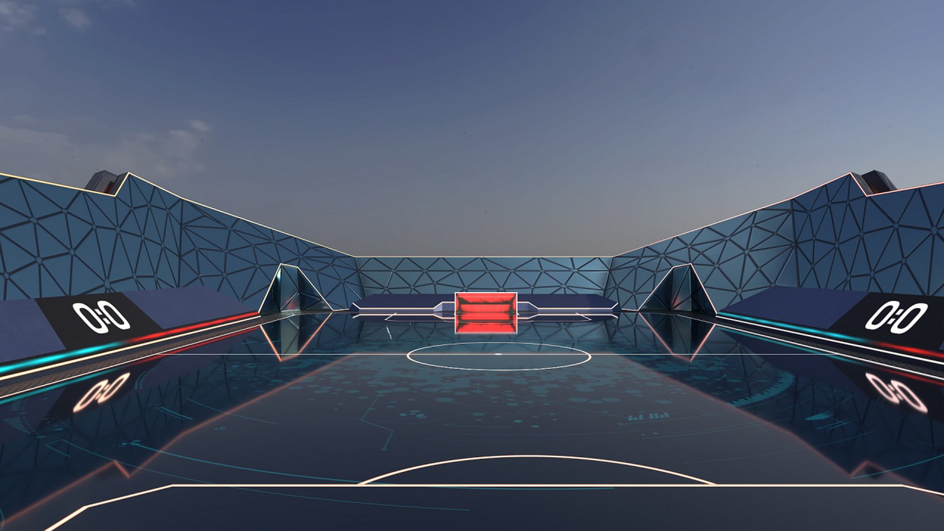Glow Stadium 02 PBR 3D Model - TurboSquid 2070059