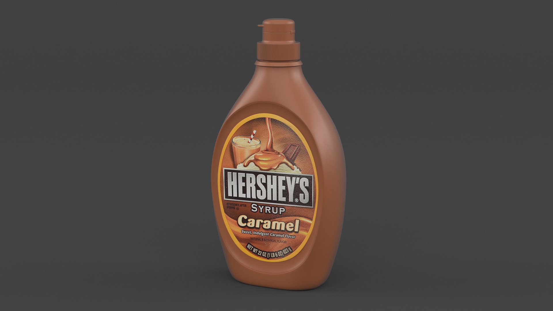 3D Syrup Bottle - TurboSquid 2167115