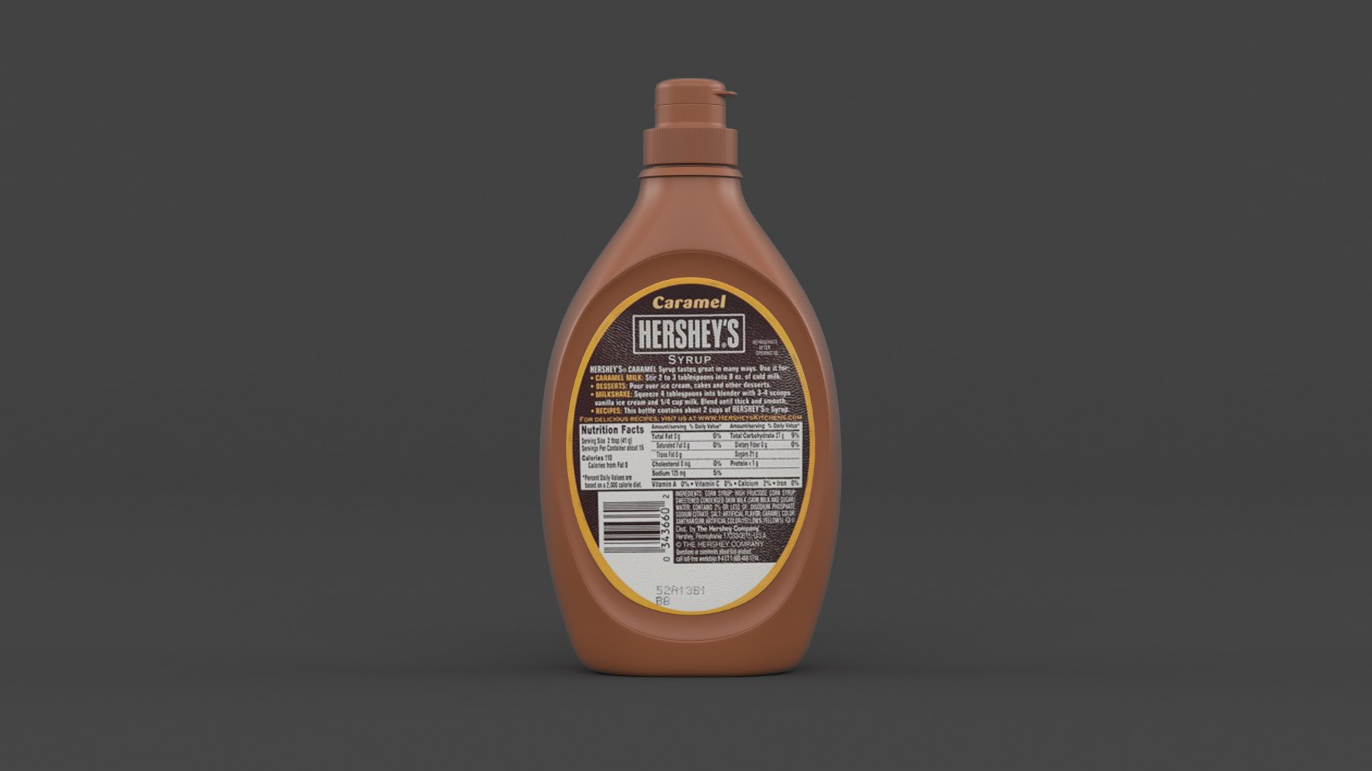 3D Syrup Bottle - TurboSquid 2167115