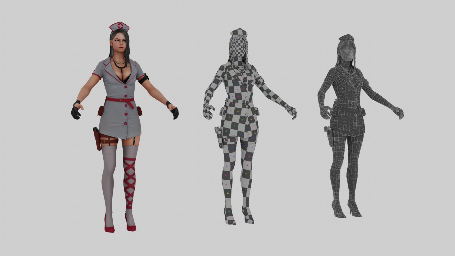 Nurse Veron 3D - TurboSquid 2072468