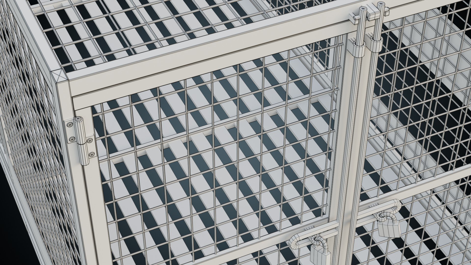 Cage 3A Model - TurboSquid 2311317