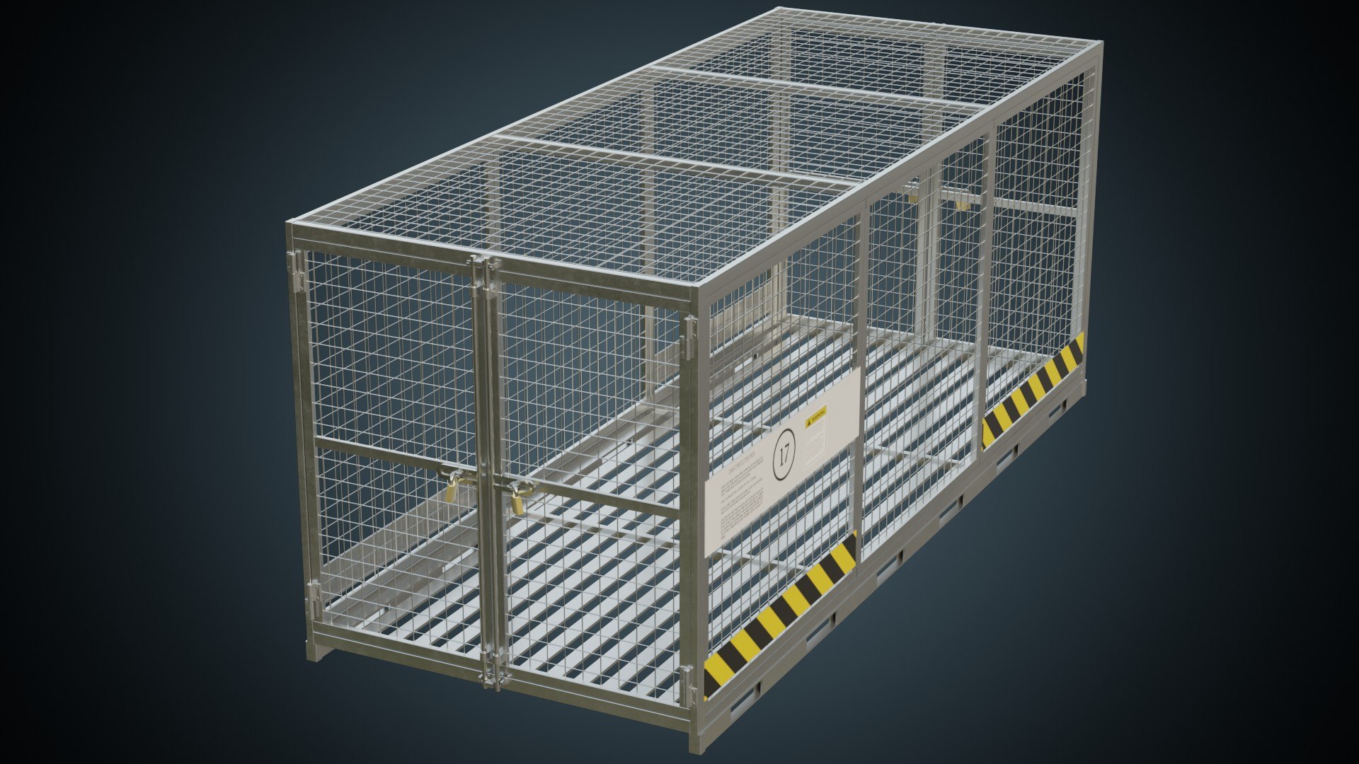 Cage 3A Model - TurboSquid 2311317