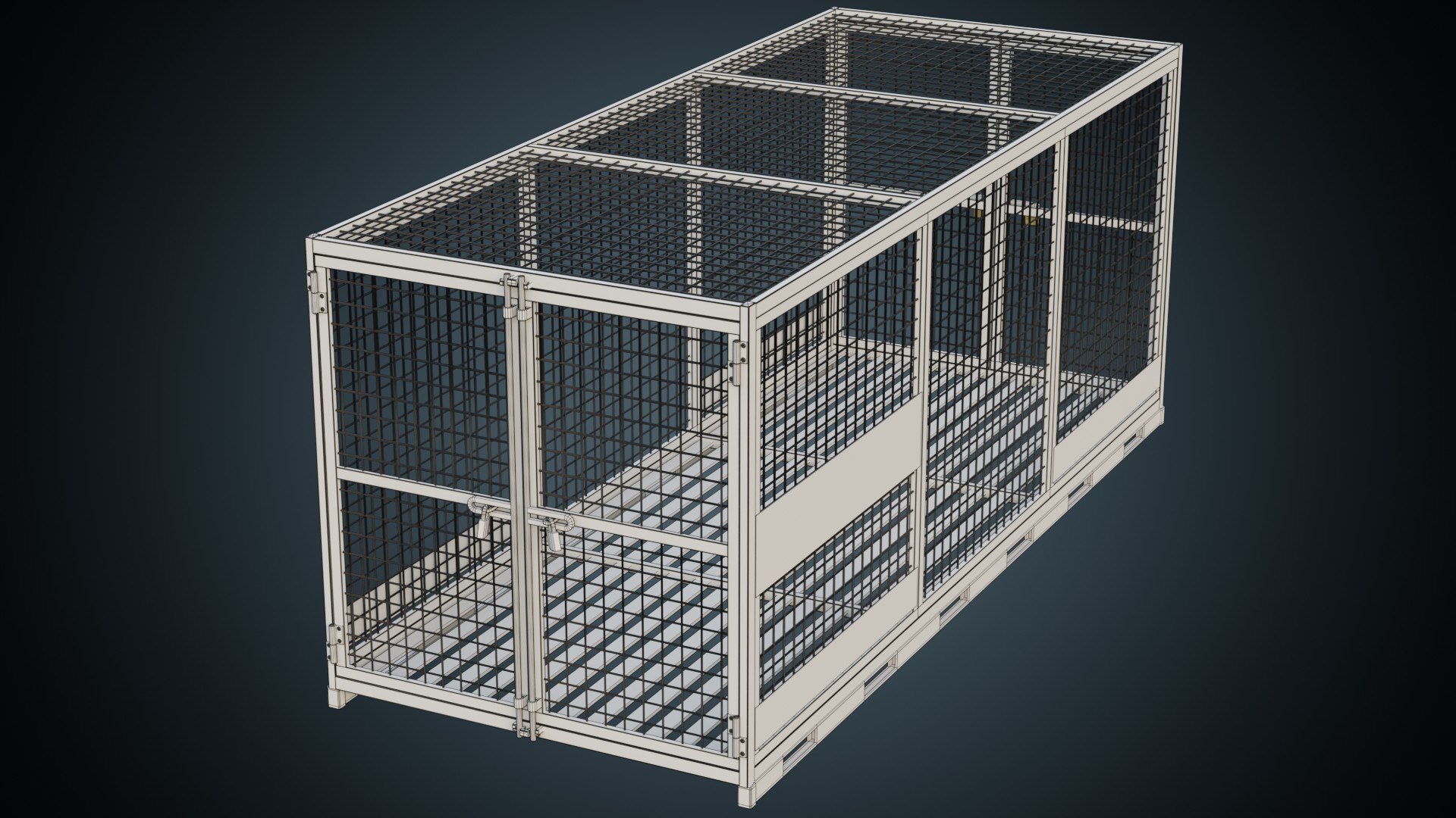 Cage 3A Model - TurboSquid 2311317