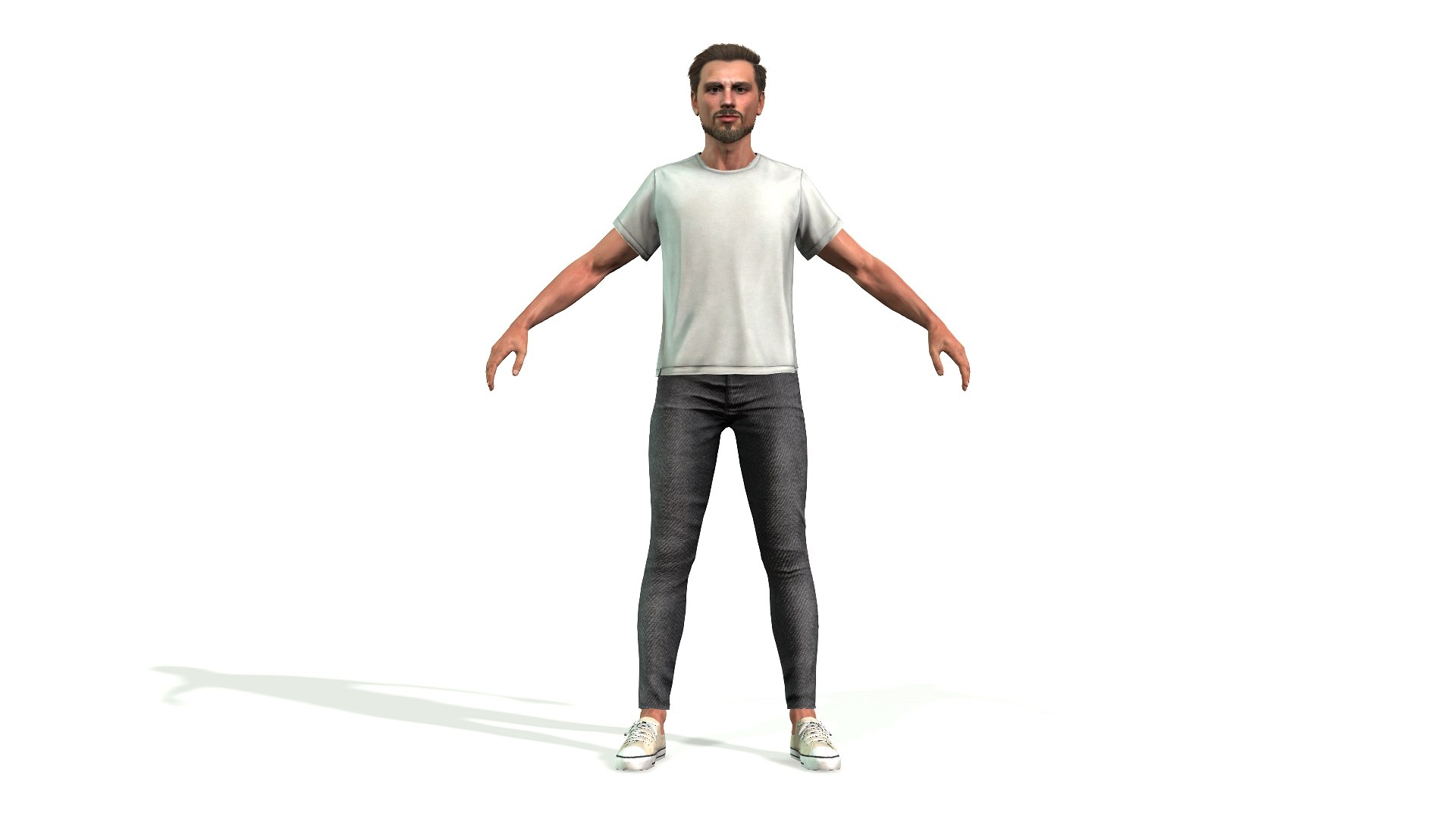 High Quality 3D Male Character Fully Rigged And Textured1 Model ...