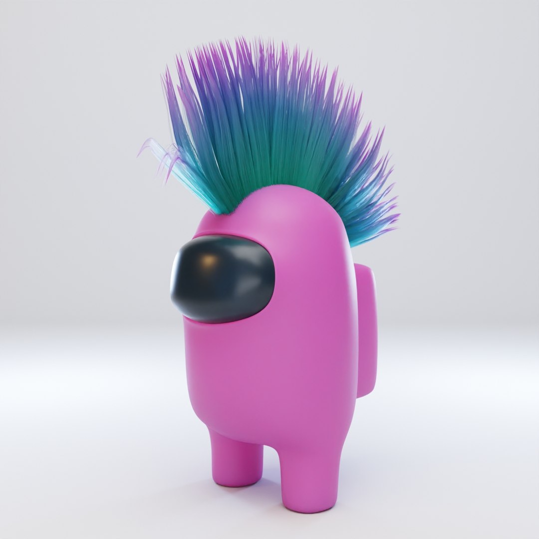 Games Hair 3D Model - TurboSquid 1650108